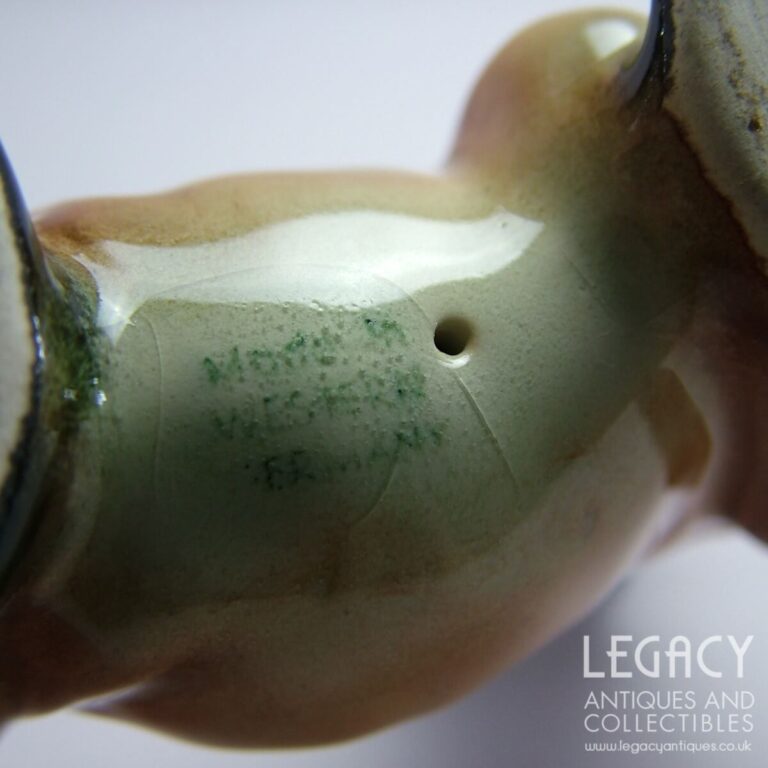 Goebel (West German) Ceramic Dachshund Figure in Brown - Legacy Antiques