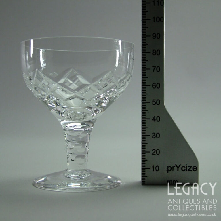 Pair of Stuart Crystal 'Canon' Design Cocktail Glasses No. 29637 ...