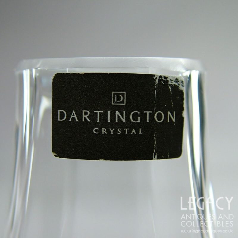 Dartington Crystal 'Lotus Tall Vase' VA2110/O with Original Sticker ...